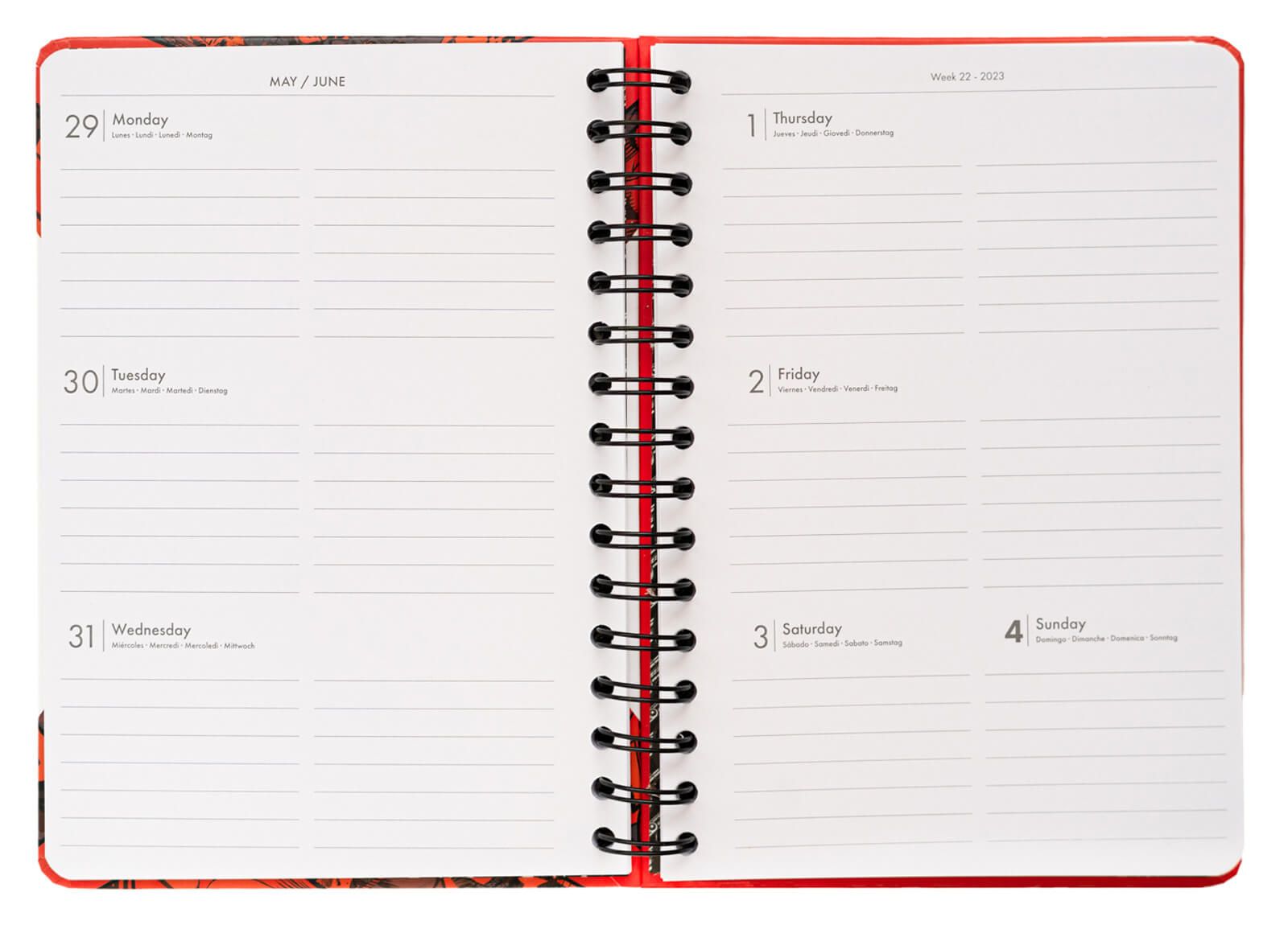 Marvel Kapitan Ameryka Logo - dziennik A5 kalendarz 2023